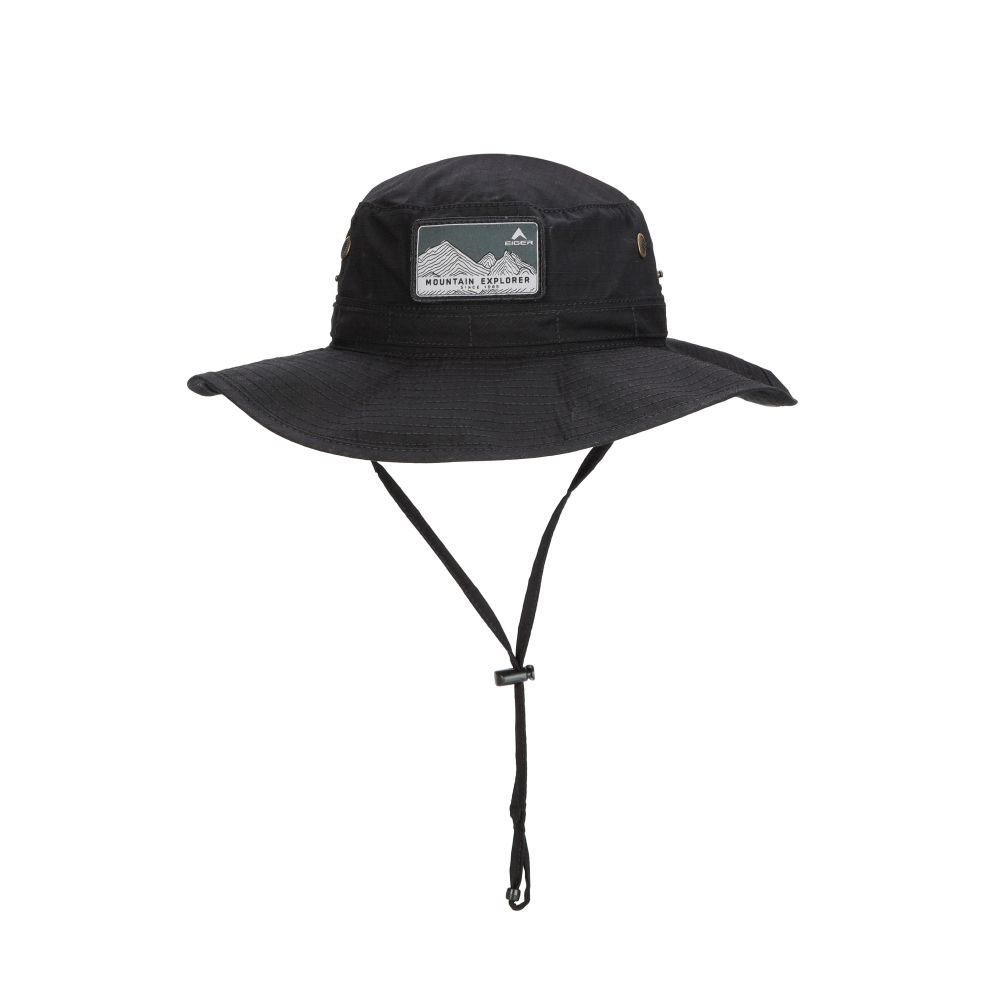 Jual EIGER MOUNTAIN EXPLORER HAT BLACK | Shopee Indonesia