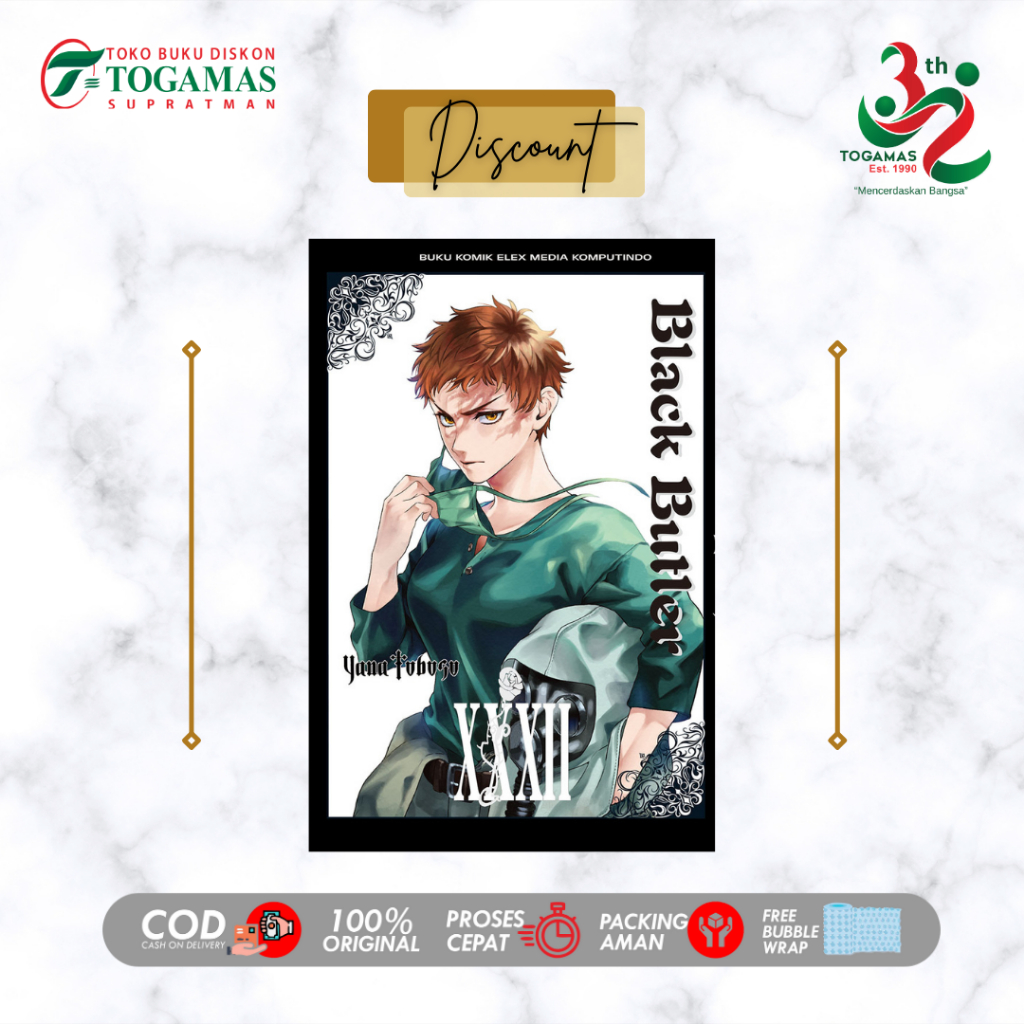 Jual BLACK BUTLER 28//29//30//31//32 - YANA TOBOSO | Shopee Indonesia