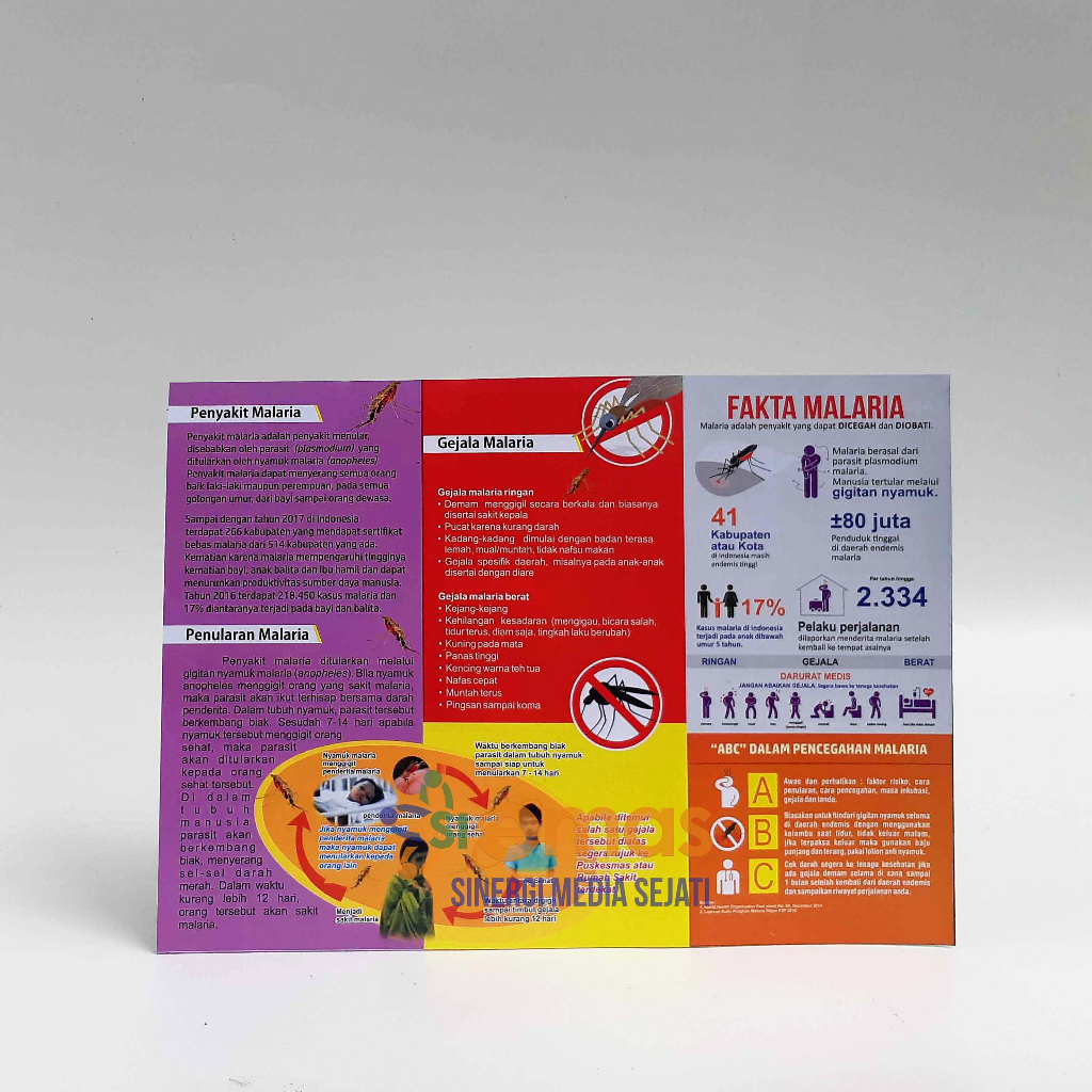 Jual Leaflet / Brosur Malaria, Leaflet Edukasi Malaria | Shopee Indonesia