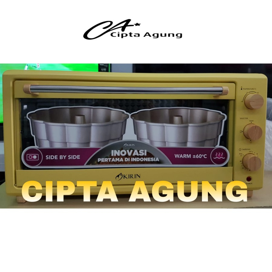 Jual KIRIN BEAUTY OVEN 35 LITER KBO - 350 WB YELLOW KBO 350 WB LOW WATT ...