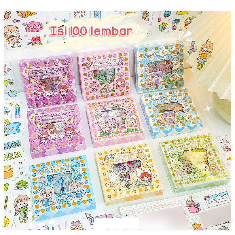Jual HS - ISI 100 MEMO MINI DECO | STIKER MINI | STIKER MOMO | STICK|Y ...