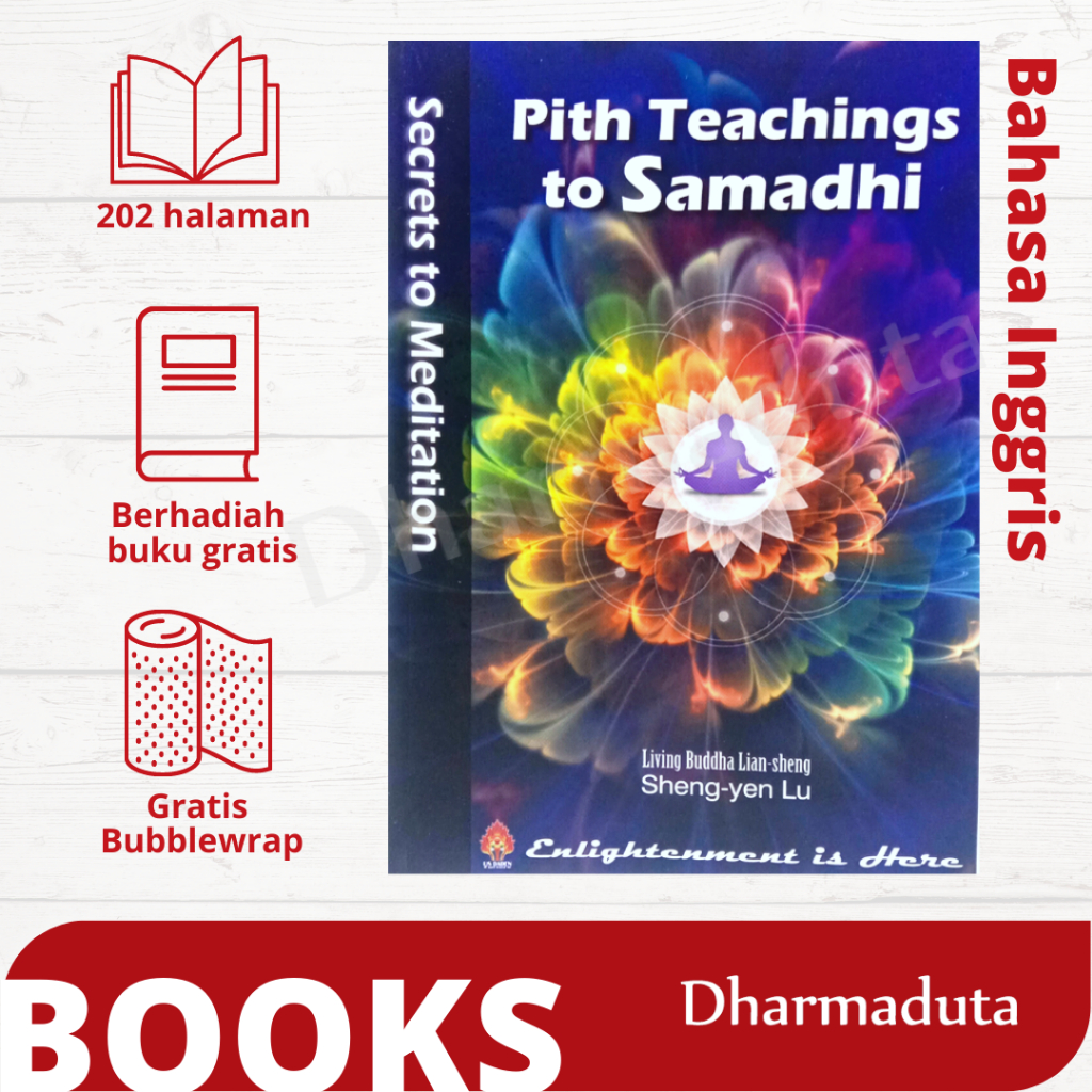 Jual Buku Pith Teachings to Samadhi by Master Sheng Yen Lu - Bahasa ...