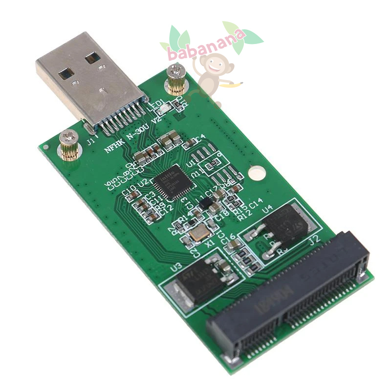 Jual MSATA SSD TO USB 3.0 CARD HUB M.SATA ADAPTER CONVERTER HDD PC ...