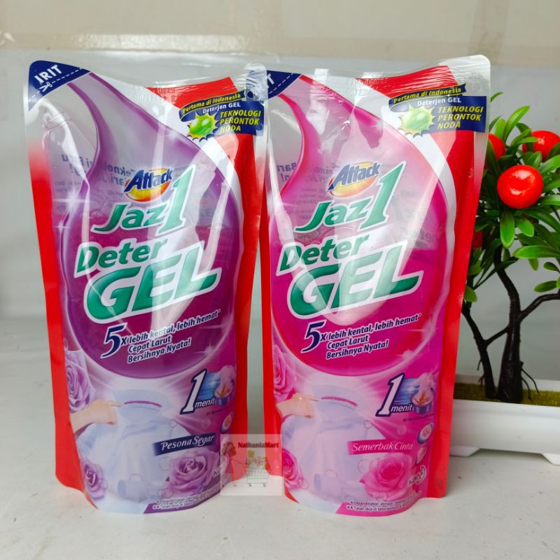 Jual Attack Jaz 1 Detergen Gel Detergel 700 GR Detergen Cair Bentuk Gel ...
