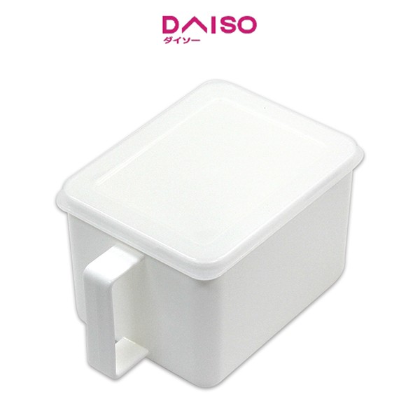 Jual Daiso Plastic Sealable Container with handle 800ml | Shopee Indonesia