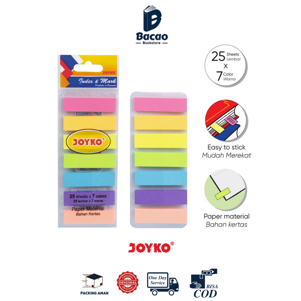 Jual Index & Mark Penanda Pembatas Joyko IM-33 Kertas by Joyko | Shopee ...