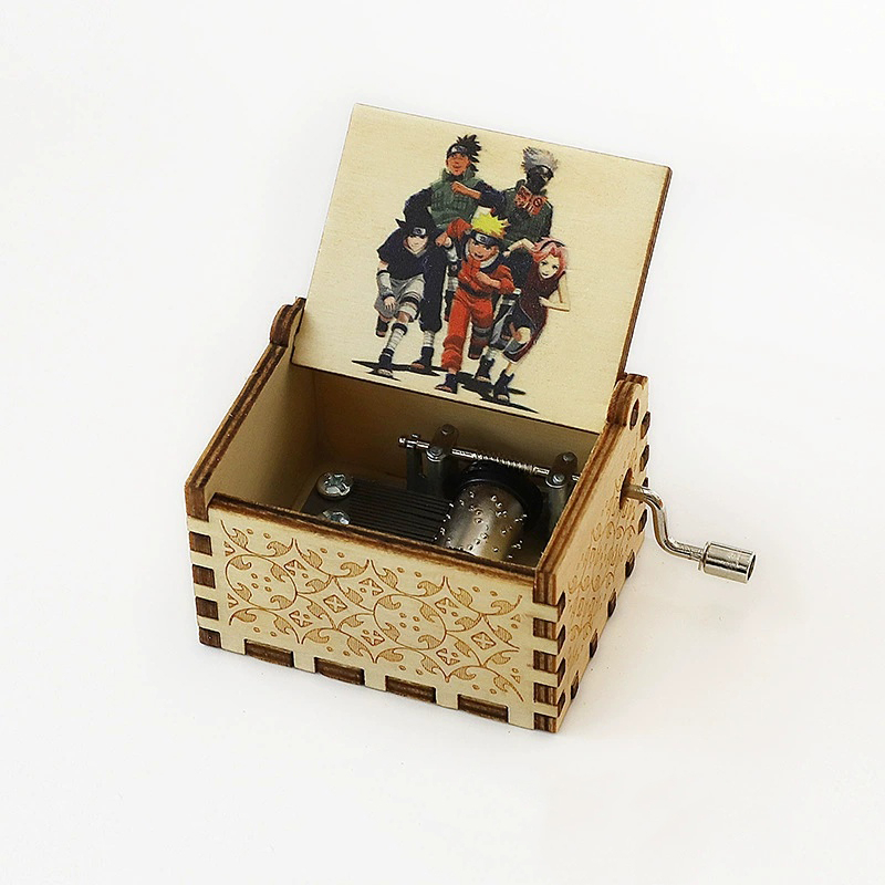 Jual Kotak Musik Kayu Wooden Music Box Vintage Diputar Manual | Shopee ...