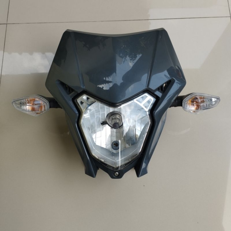 Jual lampu depan batok depan set sein breket speedometer honda crf 150 ...