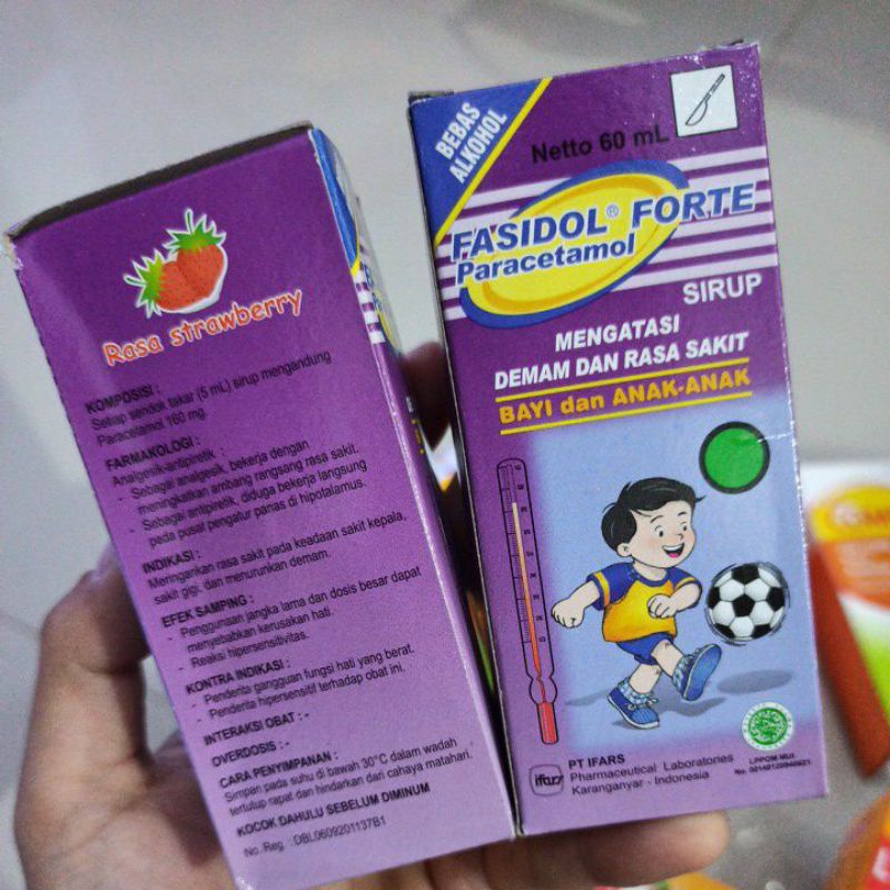 Jual Fasidol Forte Drops Drop sirup paracetamol demam bayi dan anak ...