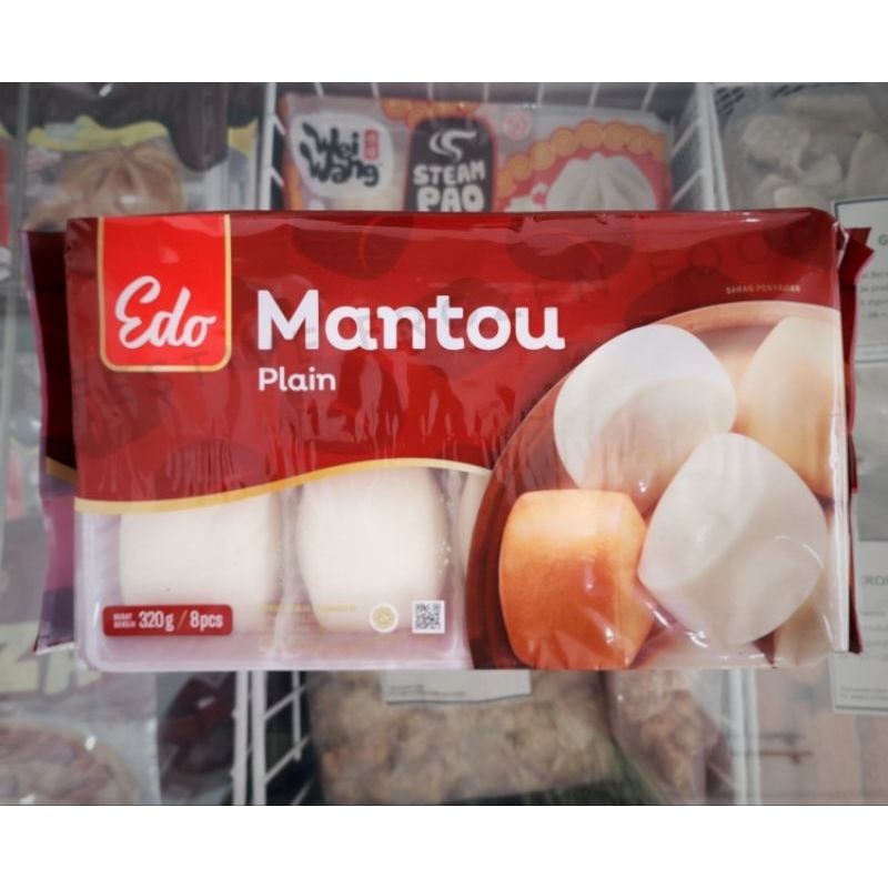 Jual Edo Mantou Plain 8pcs 320gr - Mantou Original | Shopee Indonesia