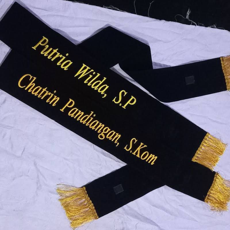 Jual selempang custom,selempang wisuda,selempang ulangtahun (RUMBAI ...