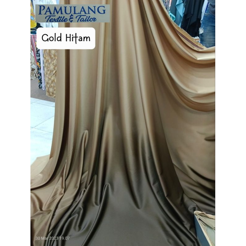 Jual Kain ARM Brown Silk Premium Gradasi/Ombre Gold series || Harga Per ...