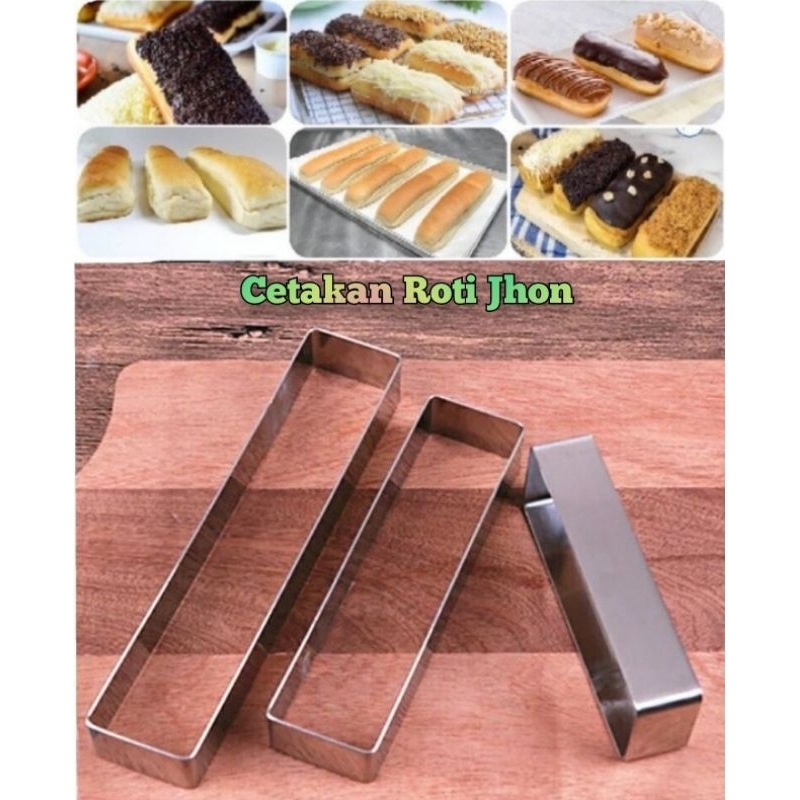 Jual Loyang Cetakan Roti jhon / Cetakan Roti long jhon / Roti panjang ...