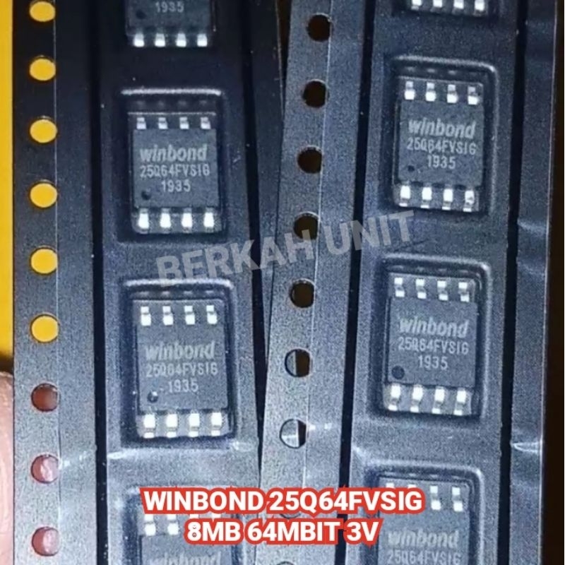 Jual ORIGINAL IC EEPROM 3V KOSONGAN WINBOND 25Q64 25Q32 25Q128 25Q80 25Q16 EPROM | Shopee Indonesia