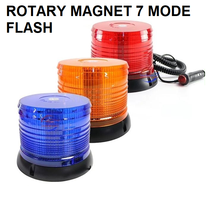 Jual Lampu Rotary Magnet 7 Mode Flash / Rotary Magnet 7 Mode Flash ...