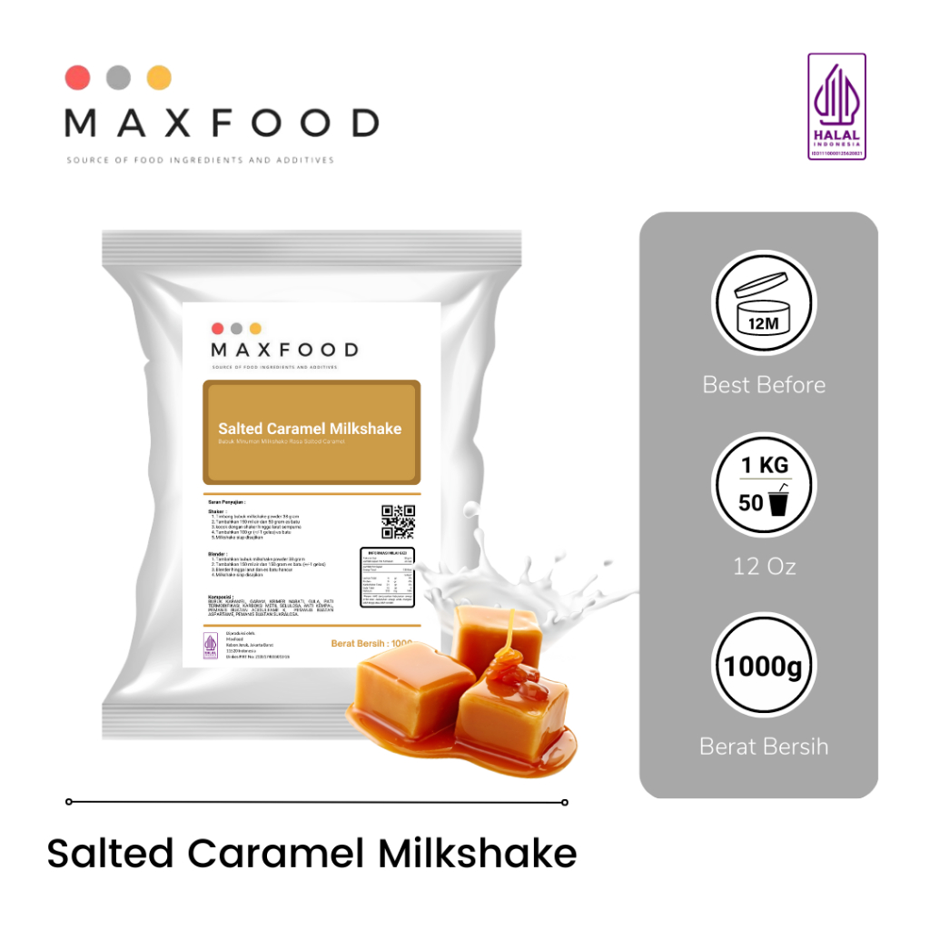 Jual Salted Caramel Milkshake/ Bubuk Minuman Rasa Caramel/ Salted ...