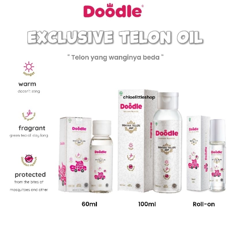 Jual Doodle Exclusive Telon Oil / Minyak Telon Doodle 100ml / 60ml ...