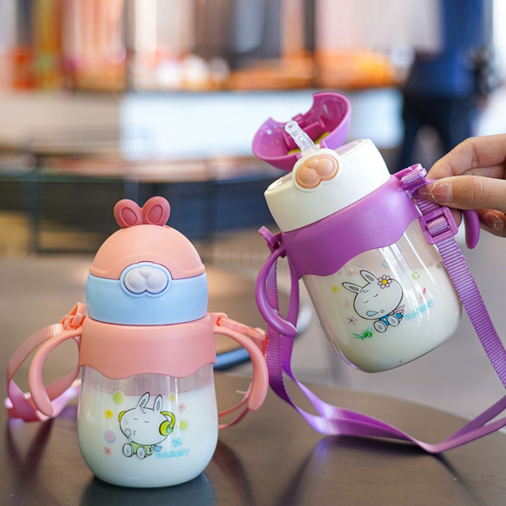 Jual BOTOL ANAK PLASTIK 450ML TEBAL BOTOL MINUM LUCU MOTIF BERUANG ...