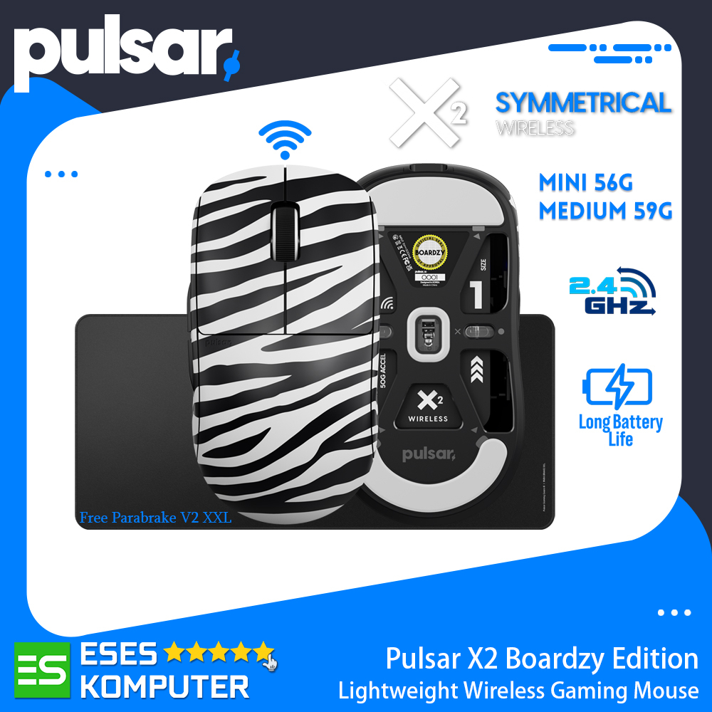 Jual Mouse Pulsar X2 / X2 Mini Wireless Boardzy Edition | Mouse Gaming ...