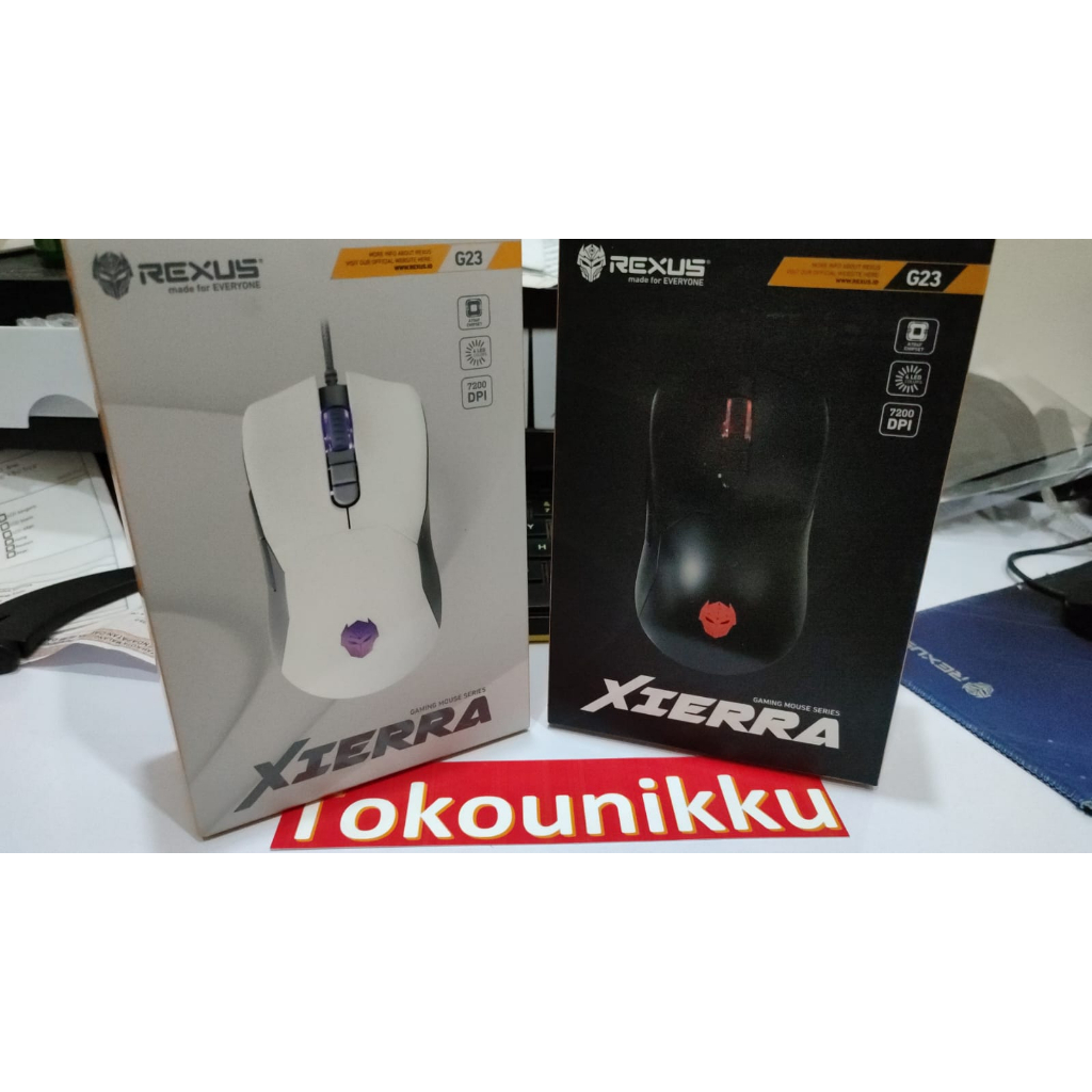 Jual Rexus Mouse Gaming Xierra G23 RGB Wired USB | Shopee Indonesia