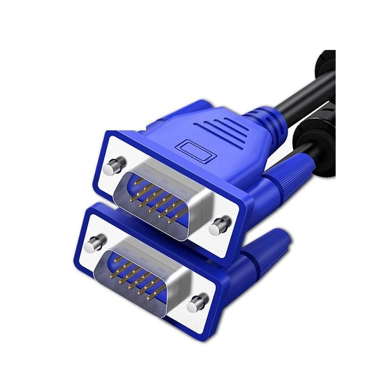 Jual Kabel VGA Male To Male 5 Meter (15 pin)/ Cable VGA m/m-5meter | Shopee Indonesia