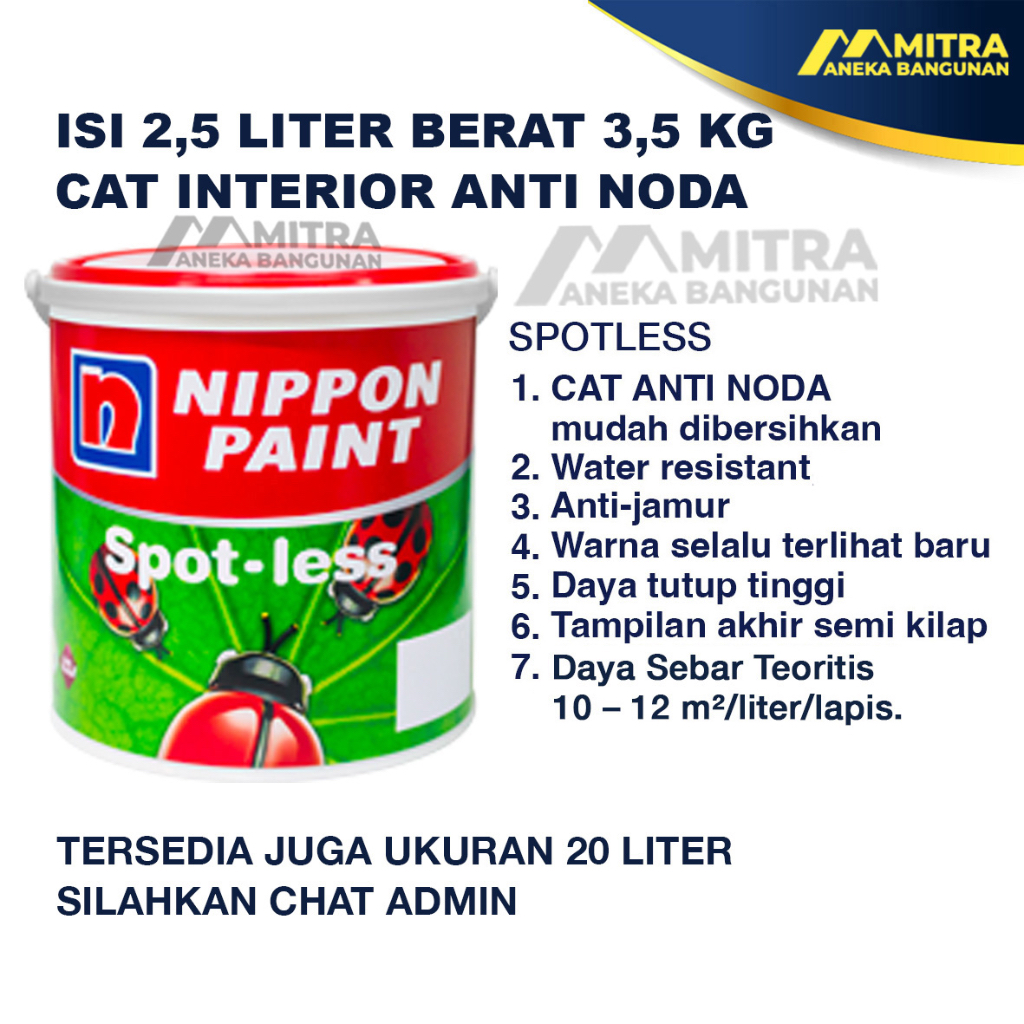 Jual CAT TEMBOK EKSTERIOR INTERIOR NIPPON PAINT BLUE BASH NP N 2013 P ...