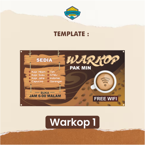 Jual Cetak Spanduk Banner Warkop Desain Kekinian | Shopee Indonesia