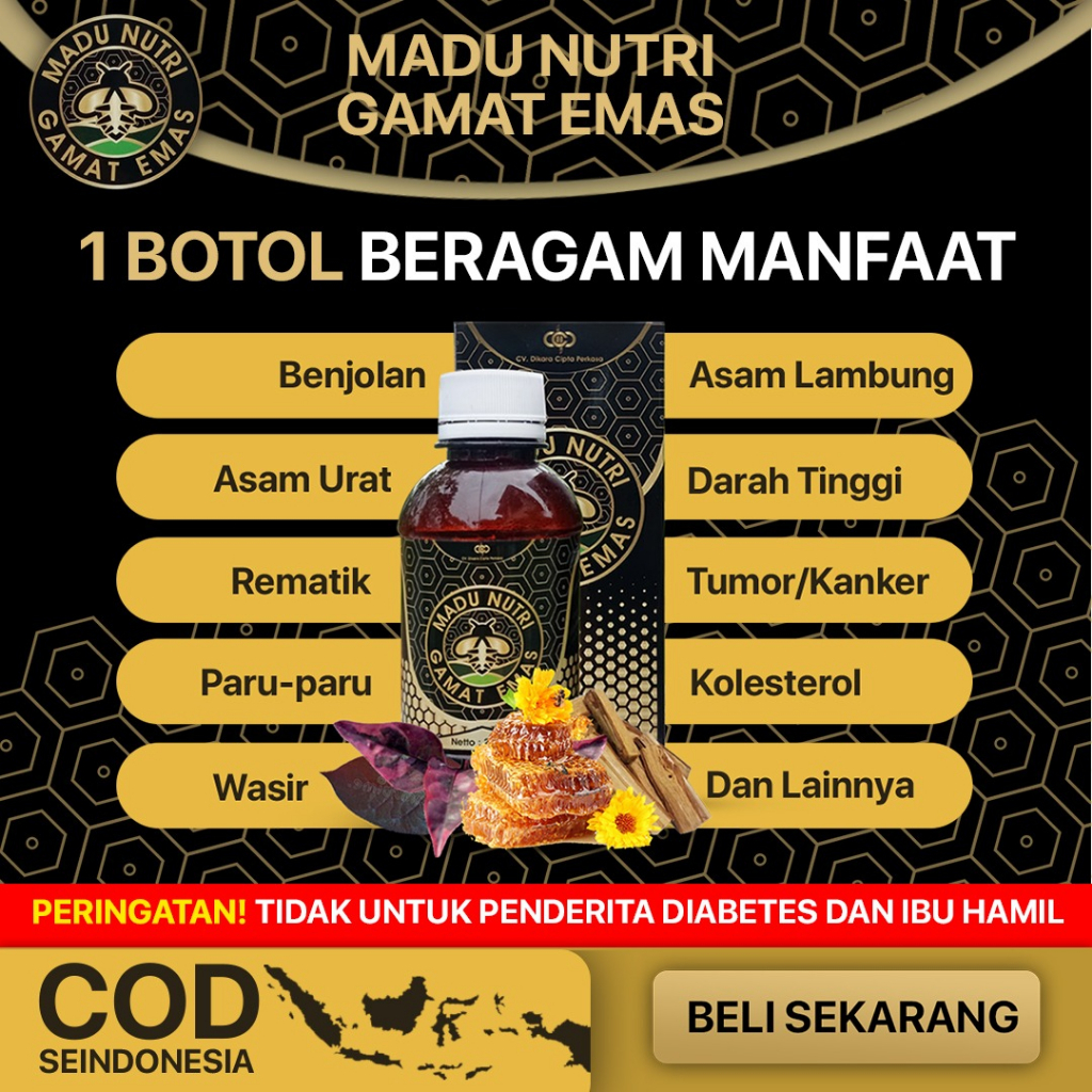 Jual Apa Khasiat Madu Gamat Emas Obat benjolan, Lipoma, Miom, kanker ...