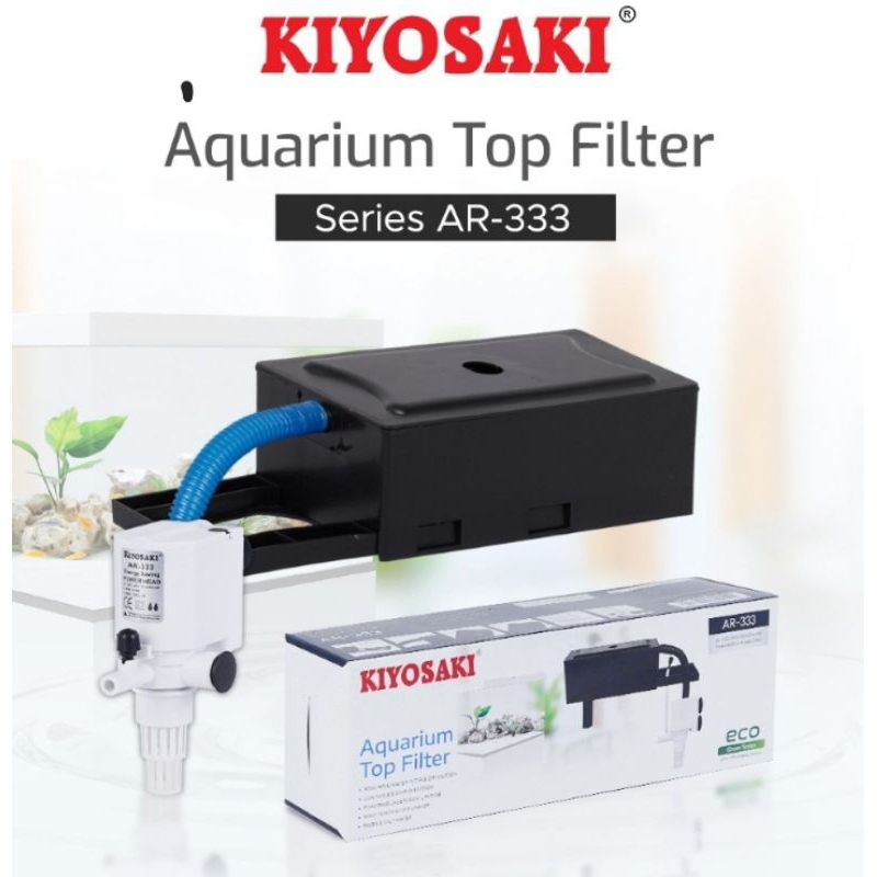 Jual aquarium Top Filter Kiyosaki AR 333 Box mini selang dan mesin | Shopee Indonesia