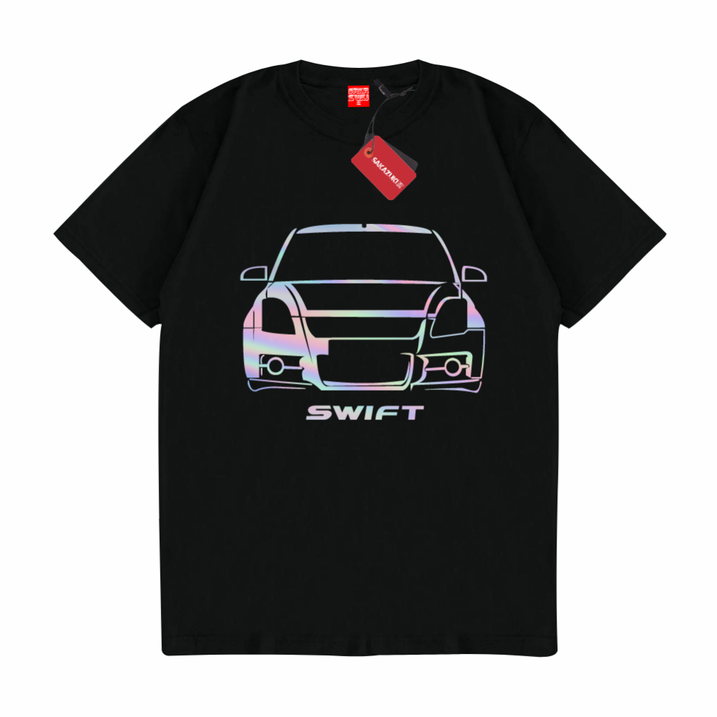 Jual SAKAZUKI Kaos Baju T shirt Distro Unisex Gambar Mobil SUZUKI SWIFT SPORT Face Siluet ...