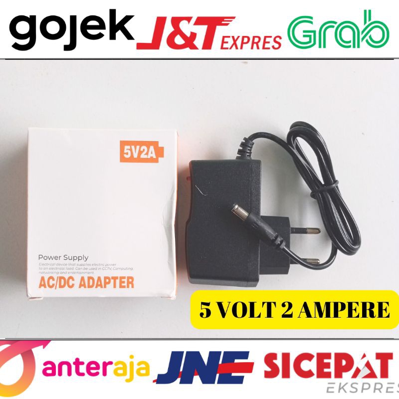 Jual ADAPTOR 5V 2A Power Adapter Stb Cctv Router Modem Wifi 5 Volt 2 ...
