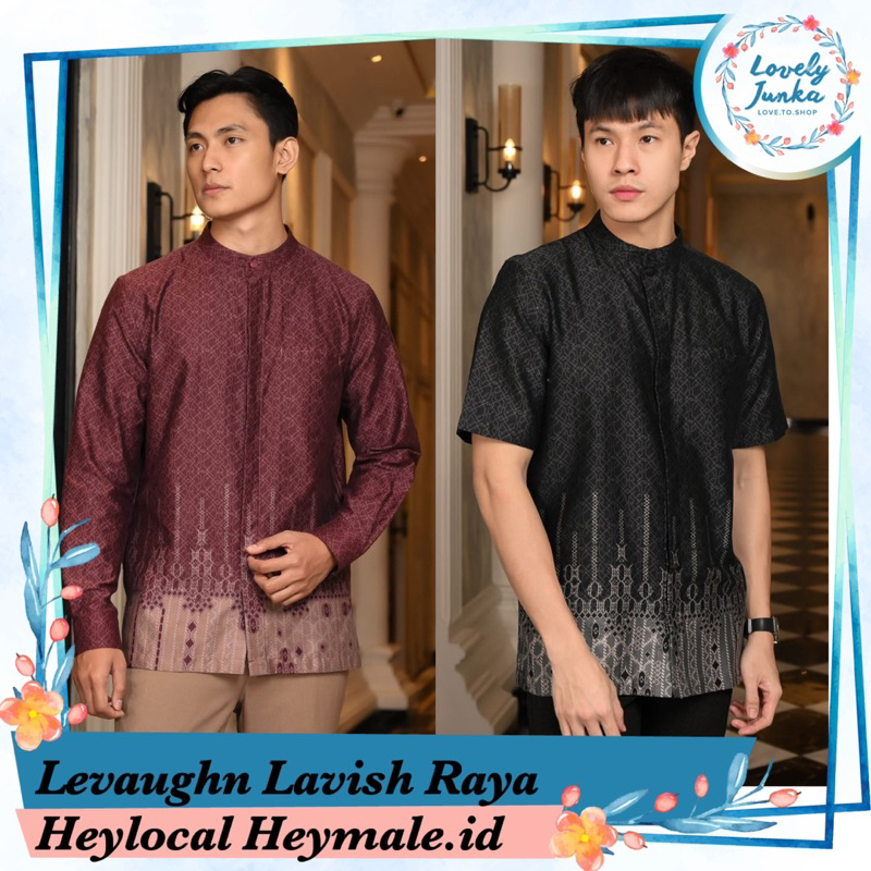 Jual [READY] LEVAUGHN LAVISH CELESTIAL LONG SHORT SLEEVE RAYA ...