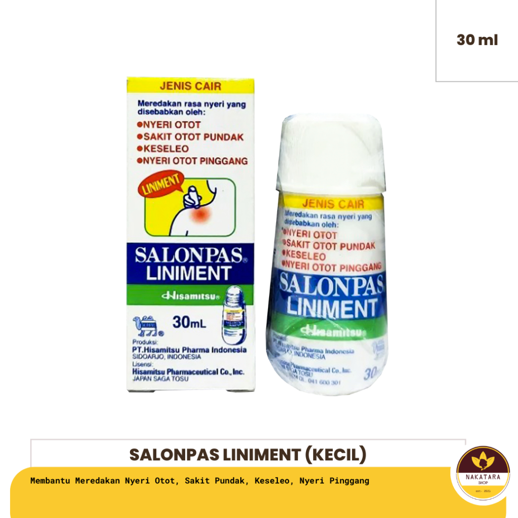 Jual SALONPAS LINIMENT UKURAN 30ML | Shopee Indonesia