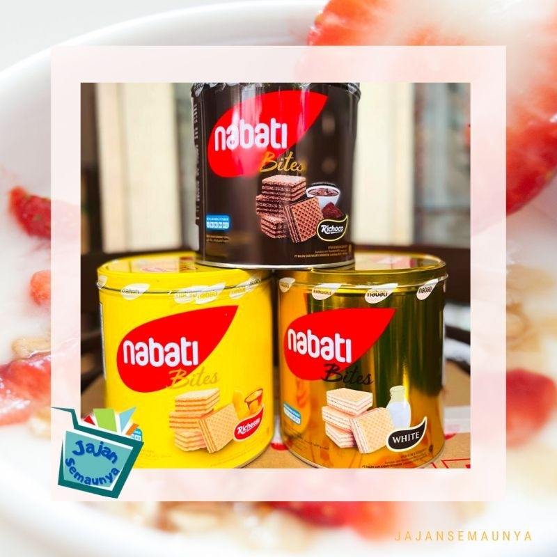 Jual Richeese nabati bites kaleng 287 gr (cheese / richoco / white ...