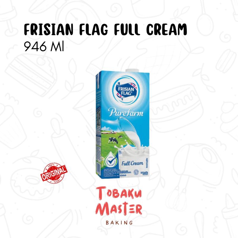 Jual [ 946 ML ] Susu UHT Frisian Flag Full Cream 946 Ml | Shopee Indonesia