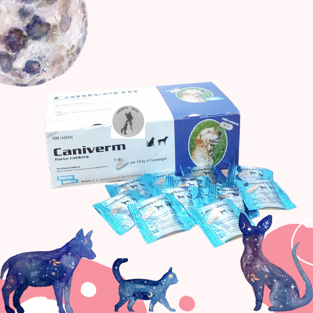 Jual Caniverm Obat Cacing Kucing Anjing (1 Tablet) | Shopee Indonesia
