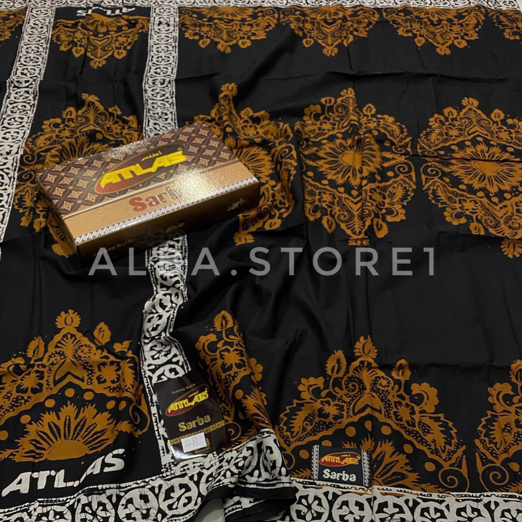 Jual Sarung Atlas SARBA/Sarung Atlas Motif Batik//Sarung Batik Atlas ...
