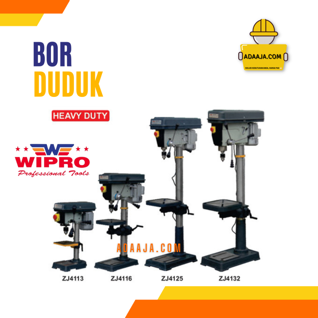 Jual Mesin Bor Duduk 25 MM Wipro Heavy Duty Bench Drill ZJ4125 | Shopee ...