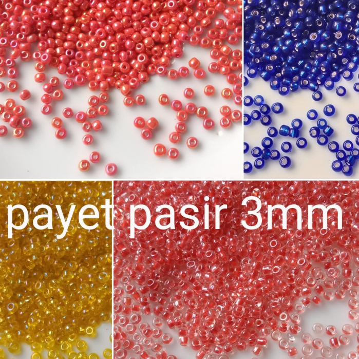 Jual payet pasir/mote/manik manik/payet pasir jepang/manik kebaya ...