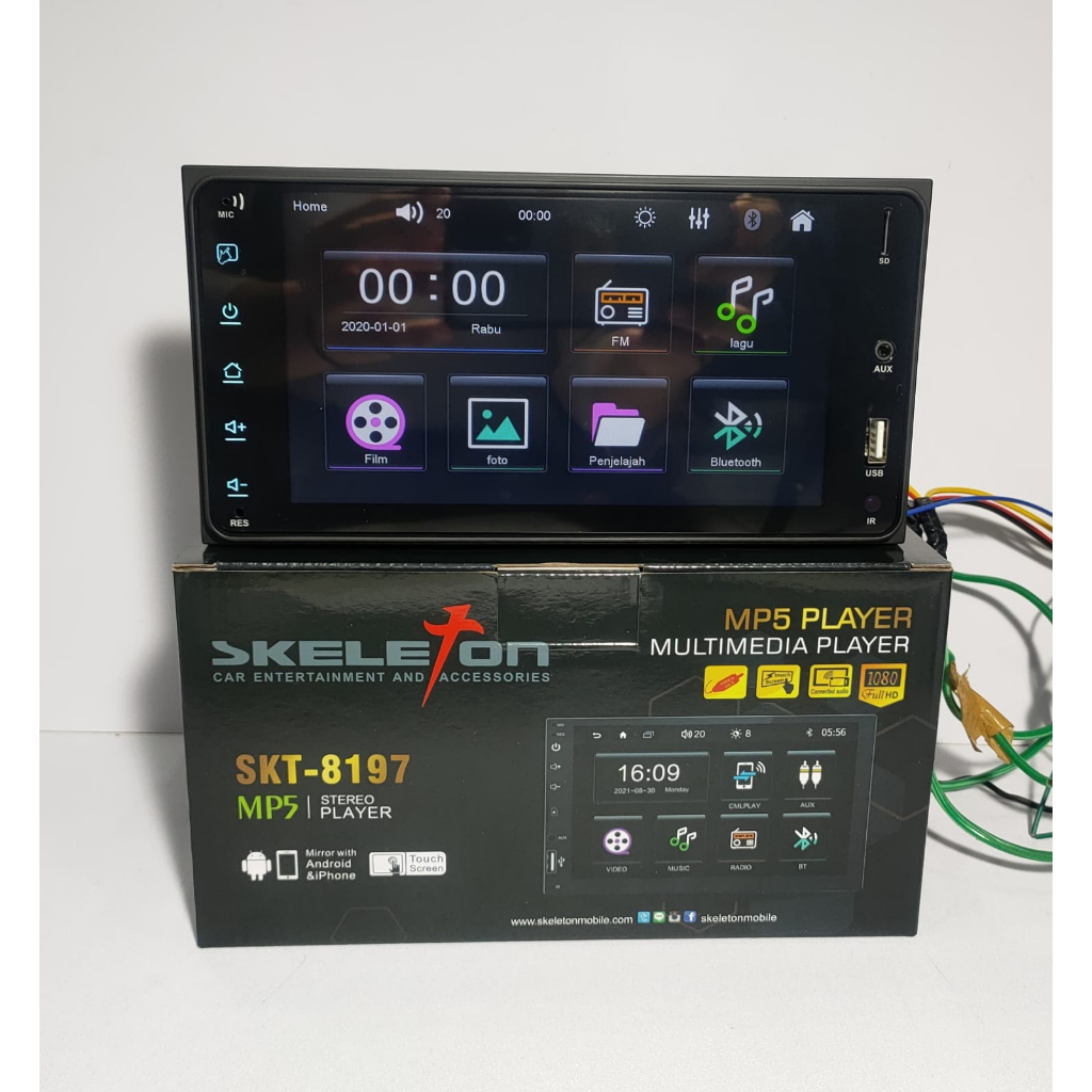 Jual Head Unit SKT 8197 T MP5 7 inch Plug n Play untuk Toyota Innova ...