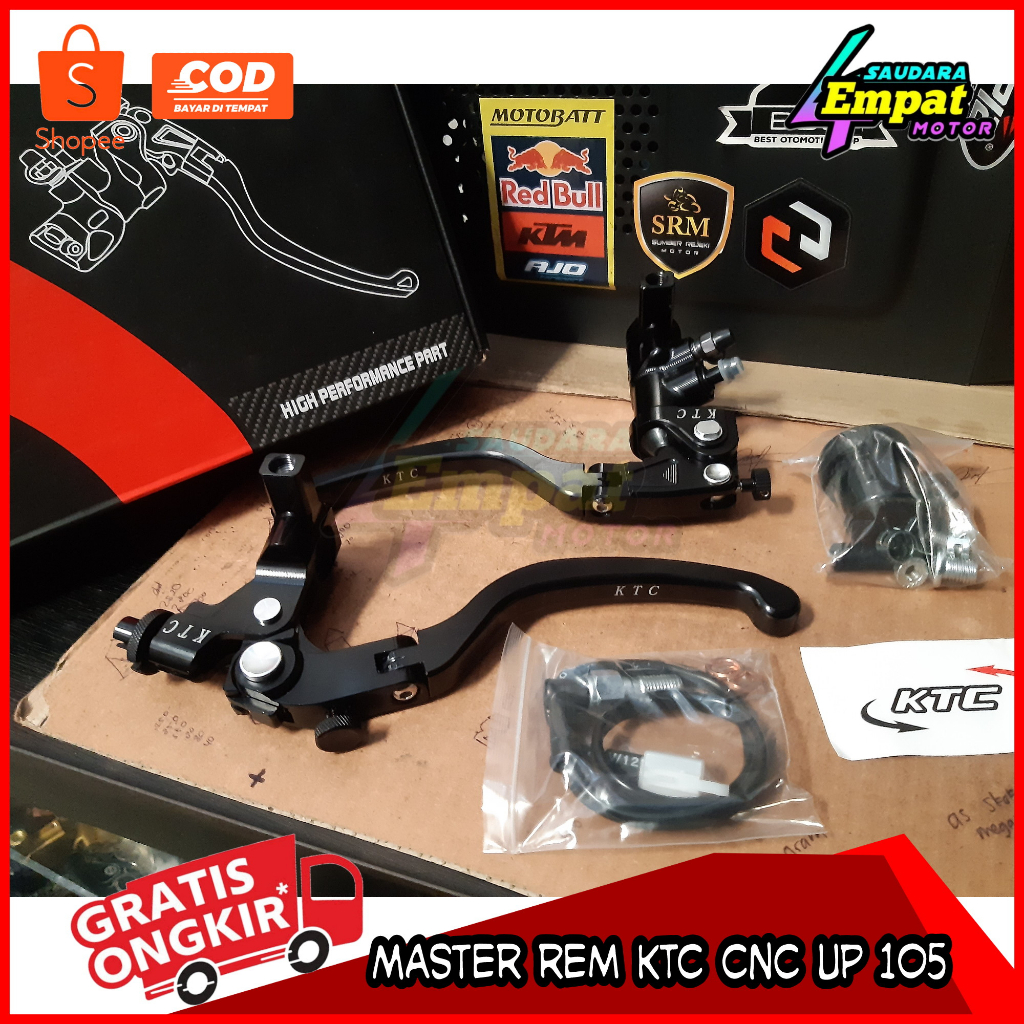 Jual MASTER REM KTC RADIAL CNC UP 105 AEROX VARIO BEAT MIO RX KING ...