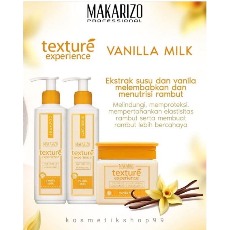 Jual Makarizo Texture Experience VANILLA Shampoo / Conditoner ...