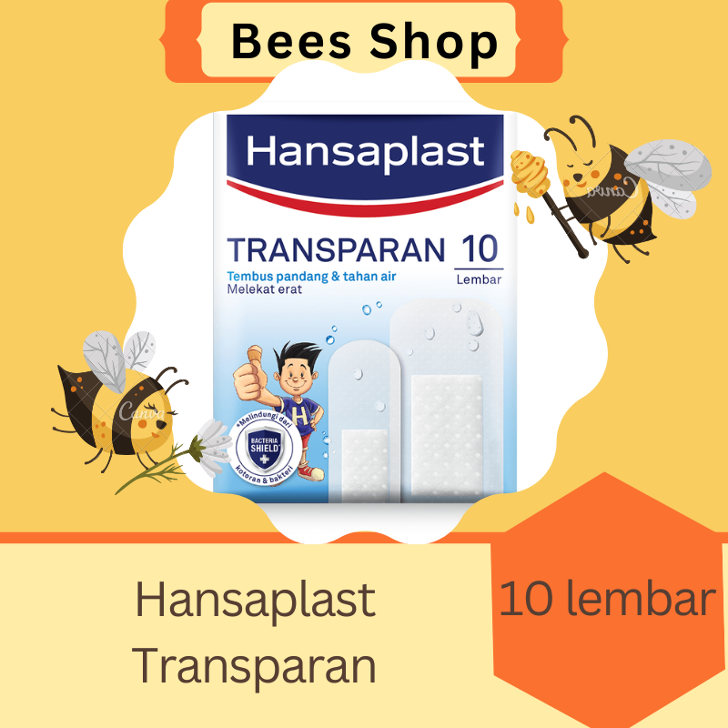 Jual PLESTER LUKA BENING HANSAPLAST TRANSPARAN ISI 10 PLASTER ...