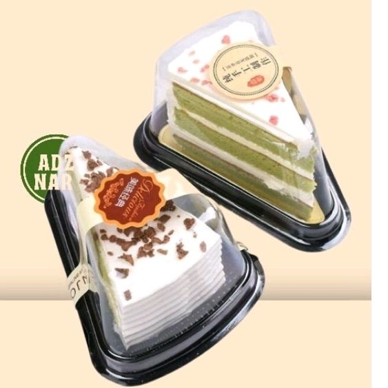 Jual Mika Cake Segitiga / mika kue potong / CT Segitiga kecil | Shopee ...