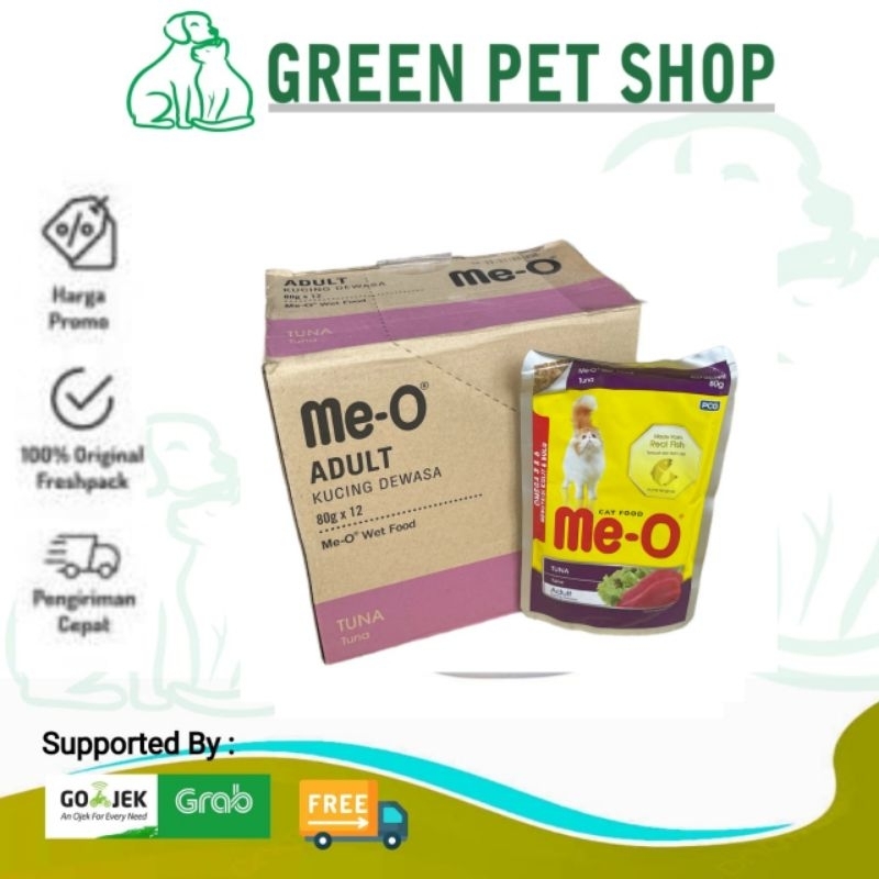 Jual MEO POUCH TUNA ADULT 80G (1 DUS ISI 12 PCS) | Shopee Indonesia