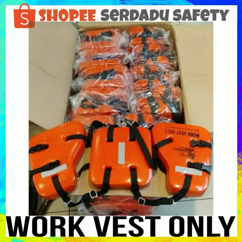 Jual Pelampung Work Vest Only / Life Jacket Work Vest Only Original ...