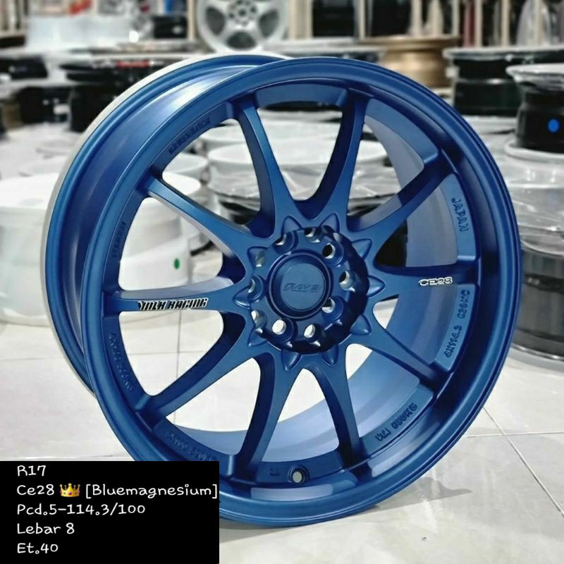 Jual velg racing rays ce28 ring 17 lebar 8 et 40 untuk sienta veloz xenia innova terios rush ...
