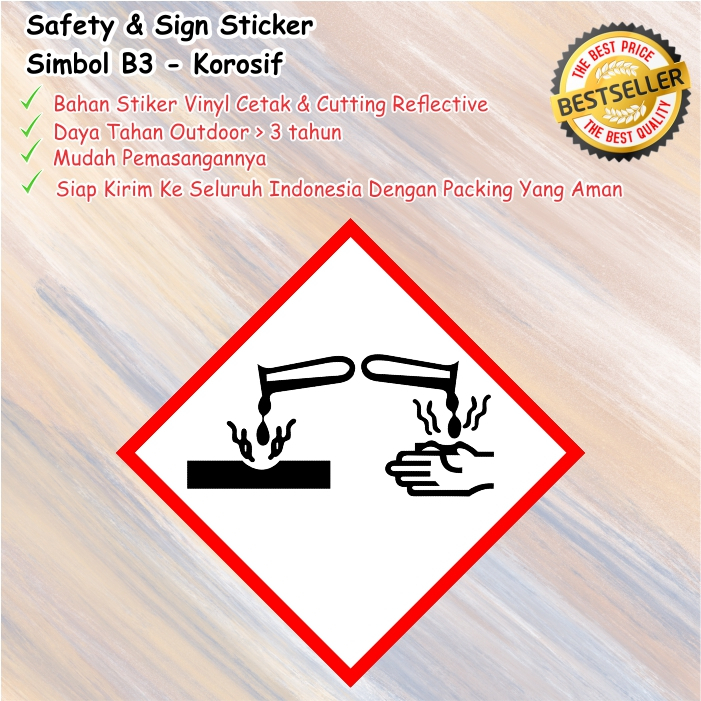 Jual Stiker B3 - Korosif | Shopee Indonesia