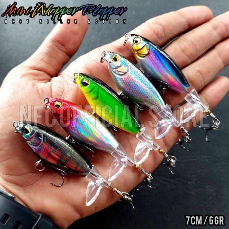 Jual Mini Whopper Plopper 7 cm 6 gram BEST KILLER ACTION | Shopee Indonesia