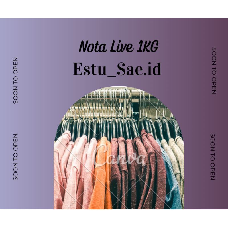 Jual NOTA LIVE 1 KG + Admin 10% | Shopee Indonesia
